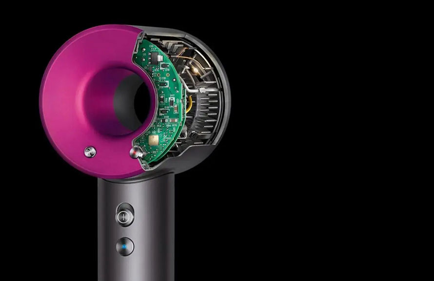 Dyson Supersonic HD07 gri/fucsia | RobotWorld.ro